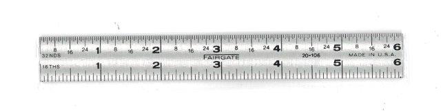 FAIRGATE ENG RULER